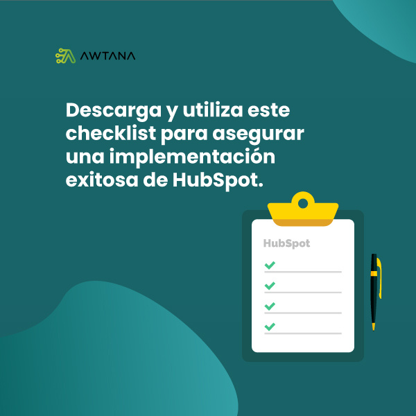 Checklist, evaluación para implementar el CRM de HubSpot